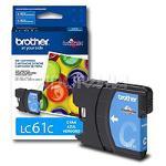 Brother LC61-C - cyan - original - ink cartridge