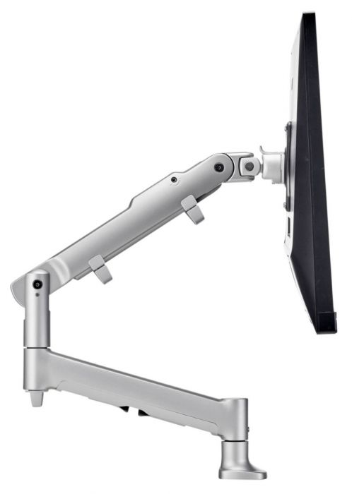 Atdec mounting kit - adjustable arm - for monitor - silver