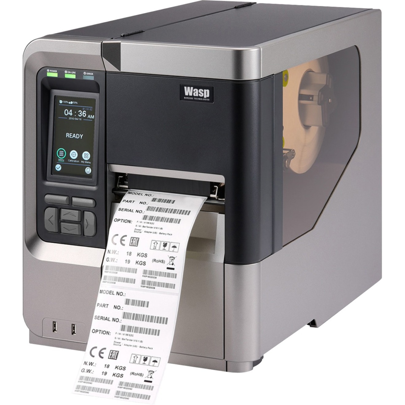 Wasp WPL618 Industrial Direct Thermal/Thermal Transfer Printer