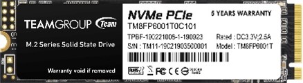 TeamGroup MP33 PRO M.2 2280 - 1 TB PCIe 3.0 x4 with NVMe 1.3 3D NAND ...