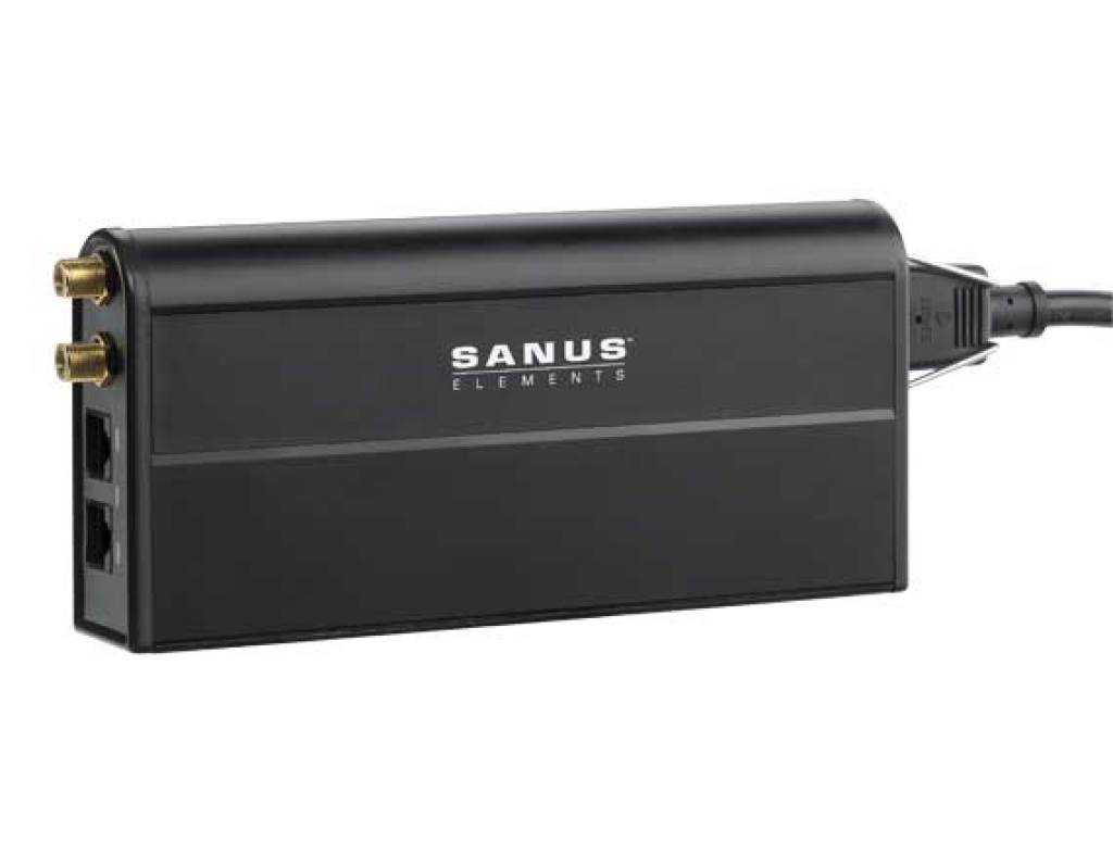 Sanus Slim Power Conditioner and Surge Protector - Black