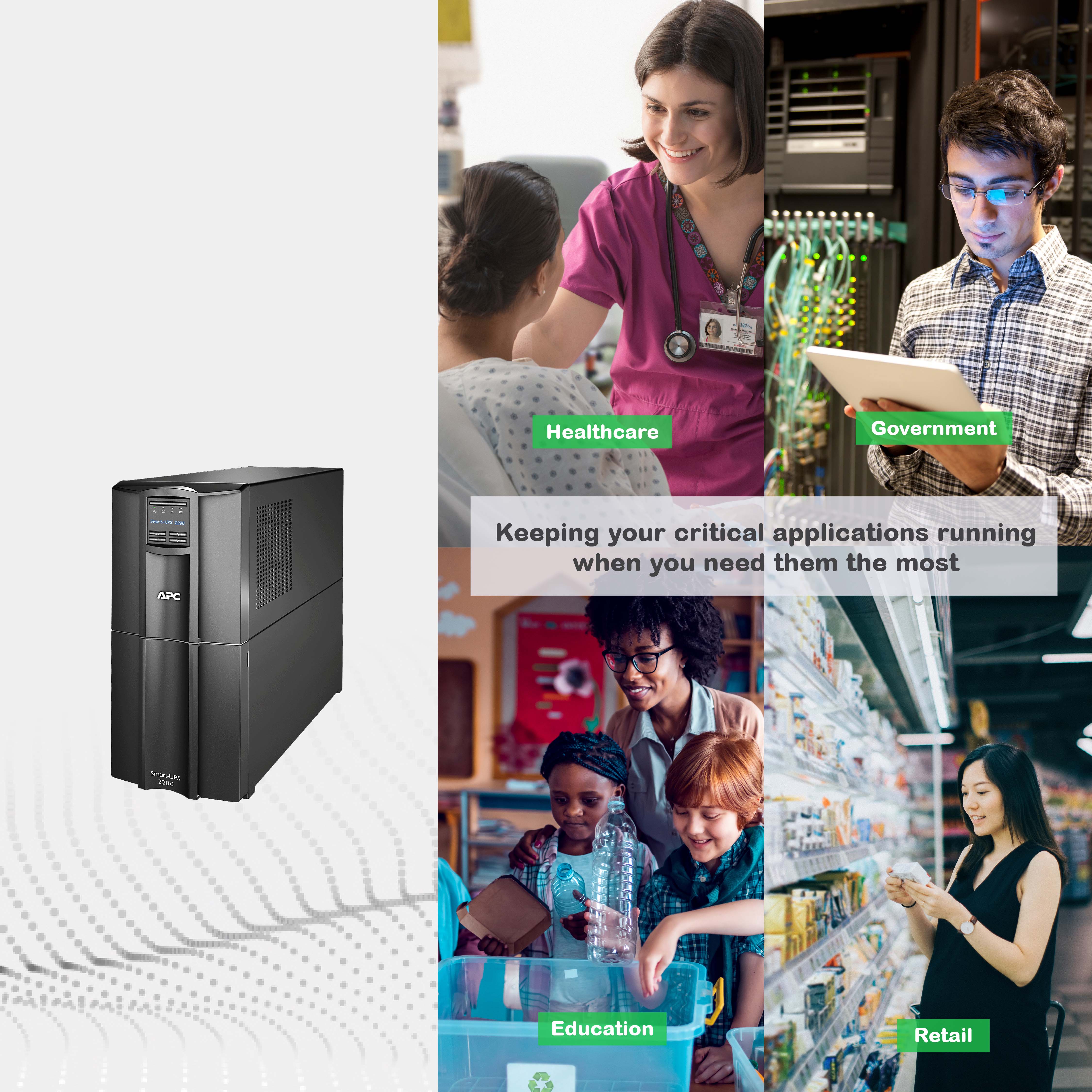 APC Smart-UPS 1500 LCD - UPS - 1 kW - 1440 VA - with APC SmartConnect