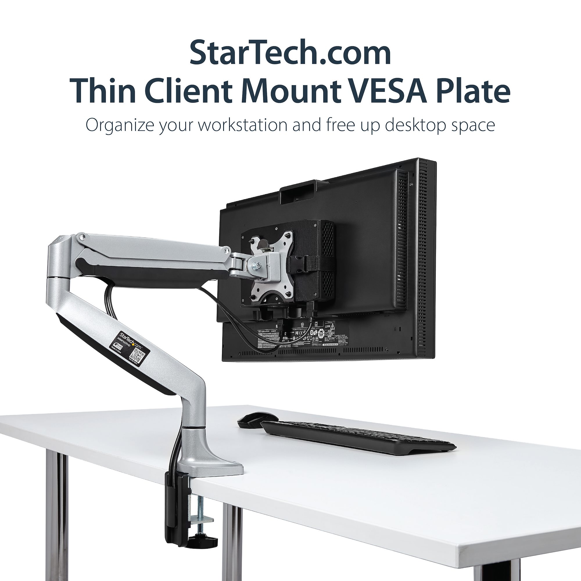 StarTech.com Thin Client Mount-VESA Mounting Bracket-Mac Mini Monitor Mount