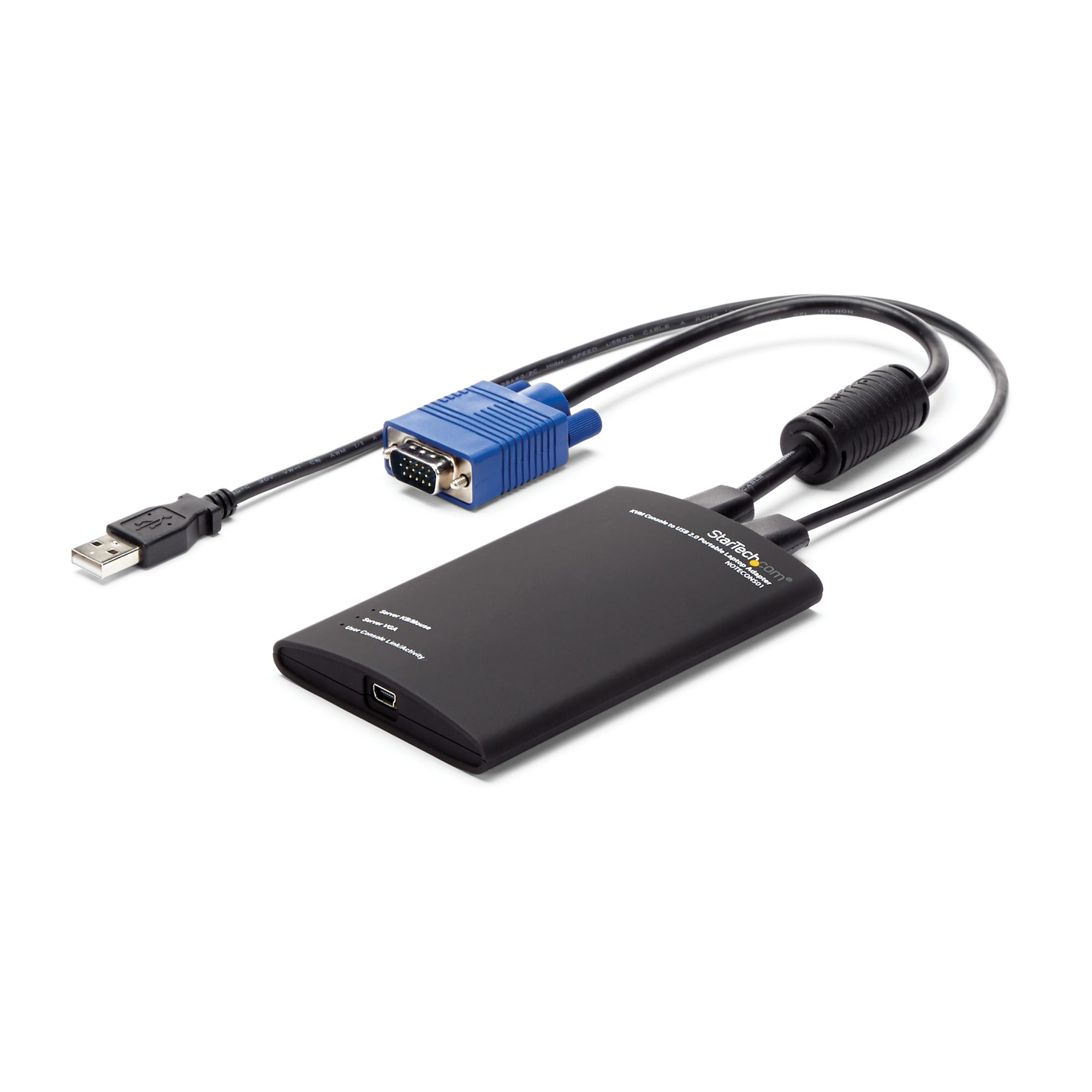 StarTech.com Portable Laptop Crash Cart Adapter for Server Management ...