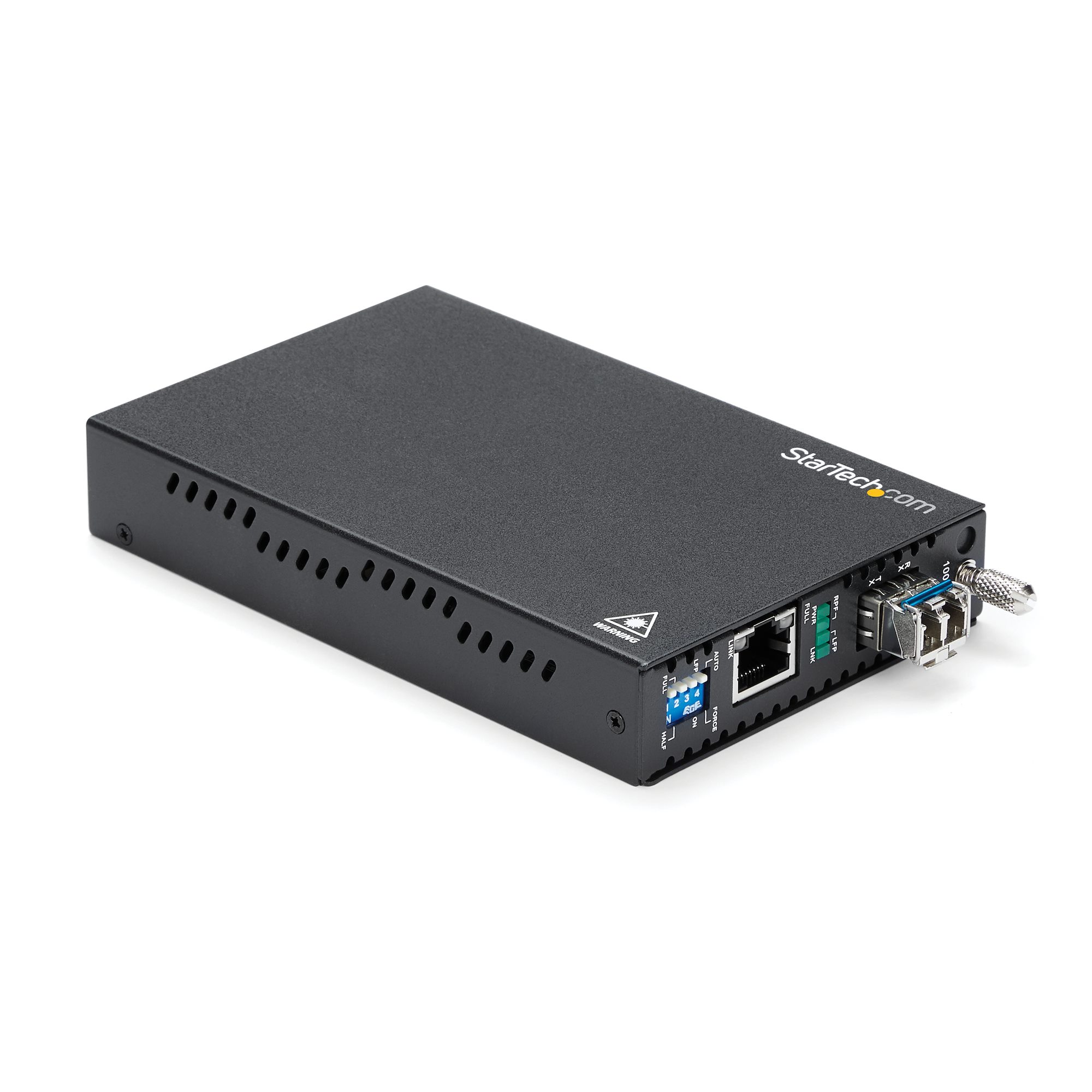 StarTech.com Gigabit Ethernet Copper-to-Fiber Media Converter - SM LC ...
