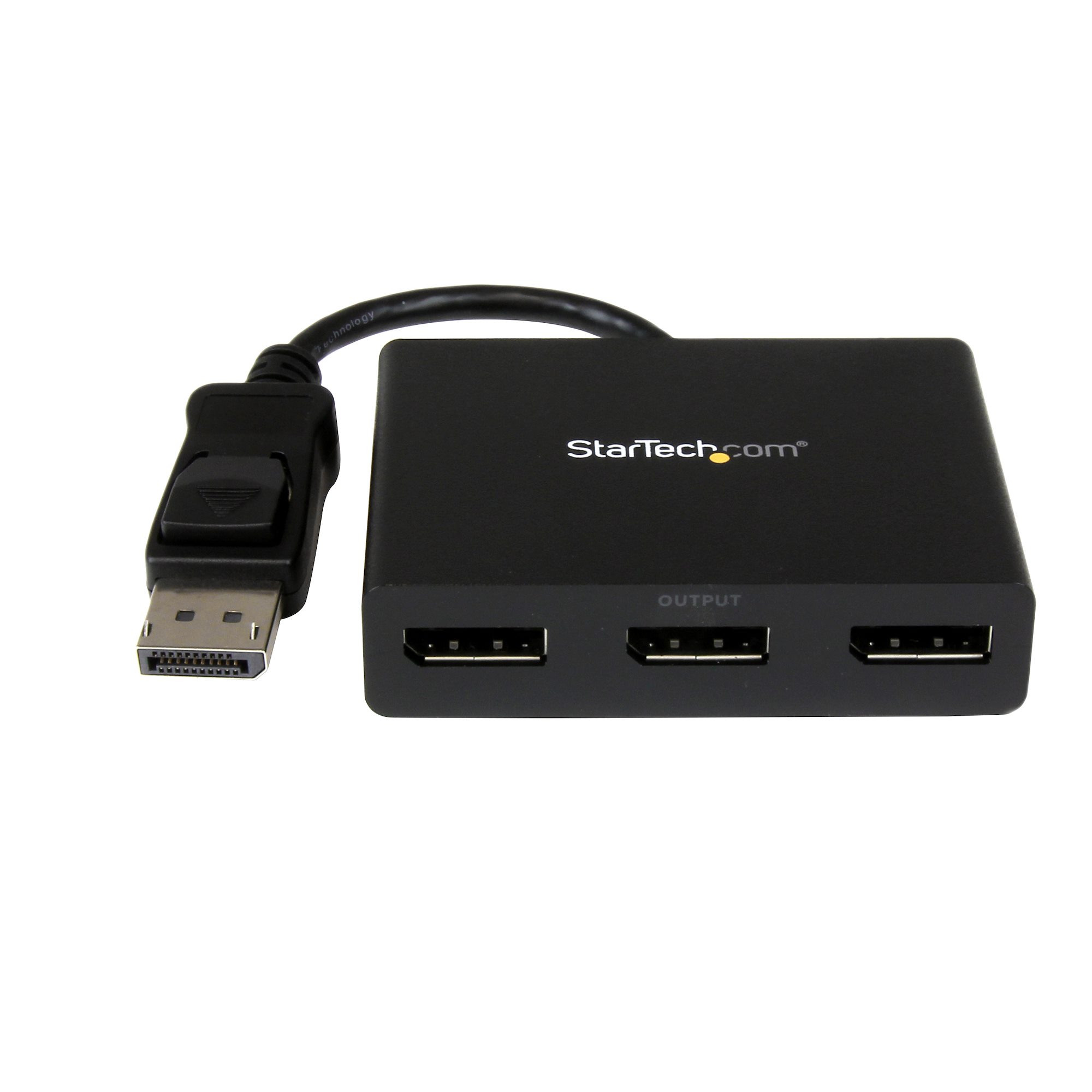 StarTech.com 3-Port DisplayPort 1.2 Splitter Adapter, DP to 3x DP Computer MST Hub, Windows Only