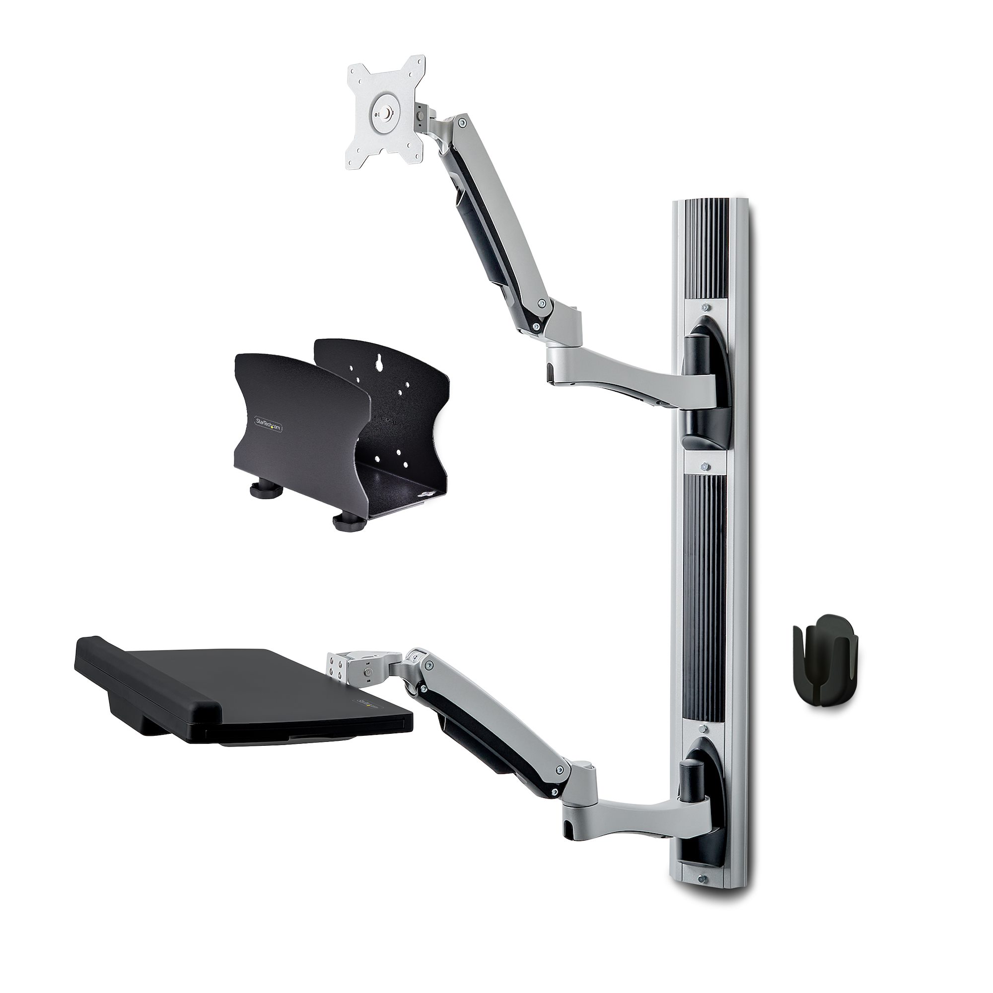 StarTech.com Wall Mount Workstation - Up To 32" Monitor - Articulating ...