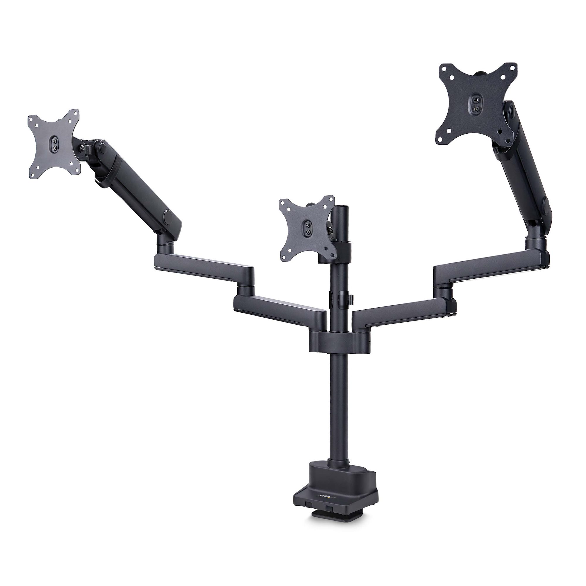 StarTech.com Desk Mount Triple Monitor Arm For Three 27in Screens ...