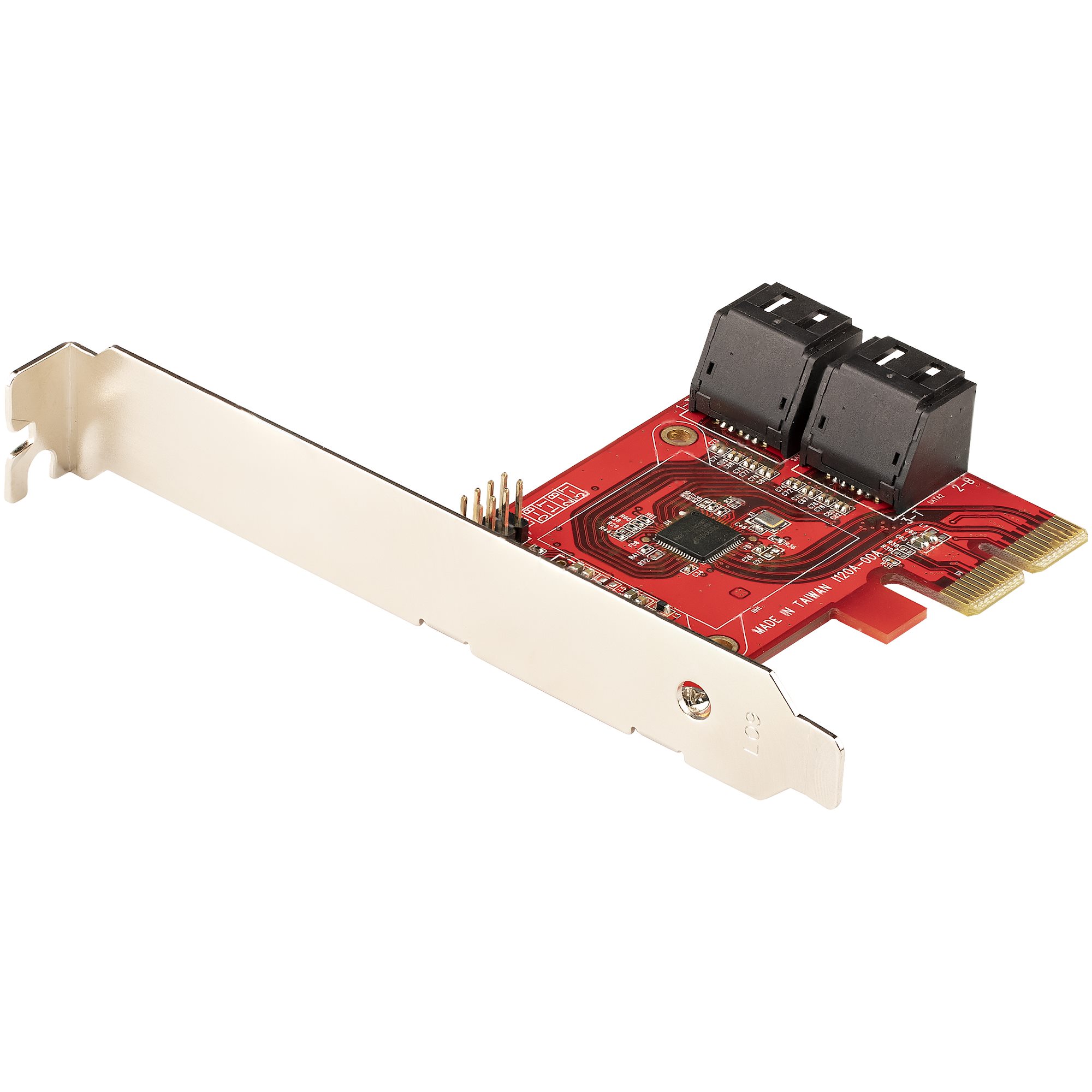 StarTech.com 4-Port SATA PCIe Card - SATA Expansion Card - 6Gbps - Non-RAID - PCIe/SATA ...