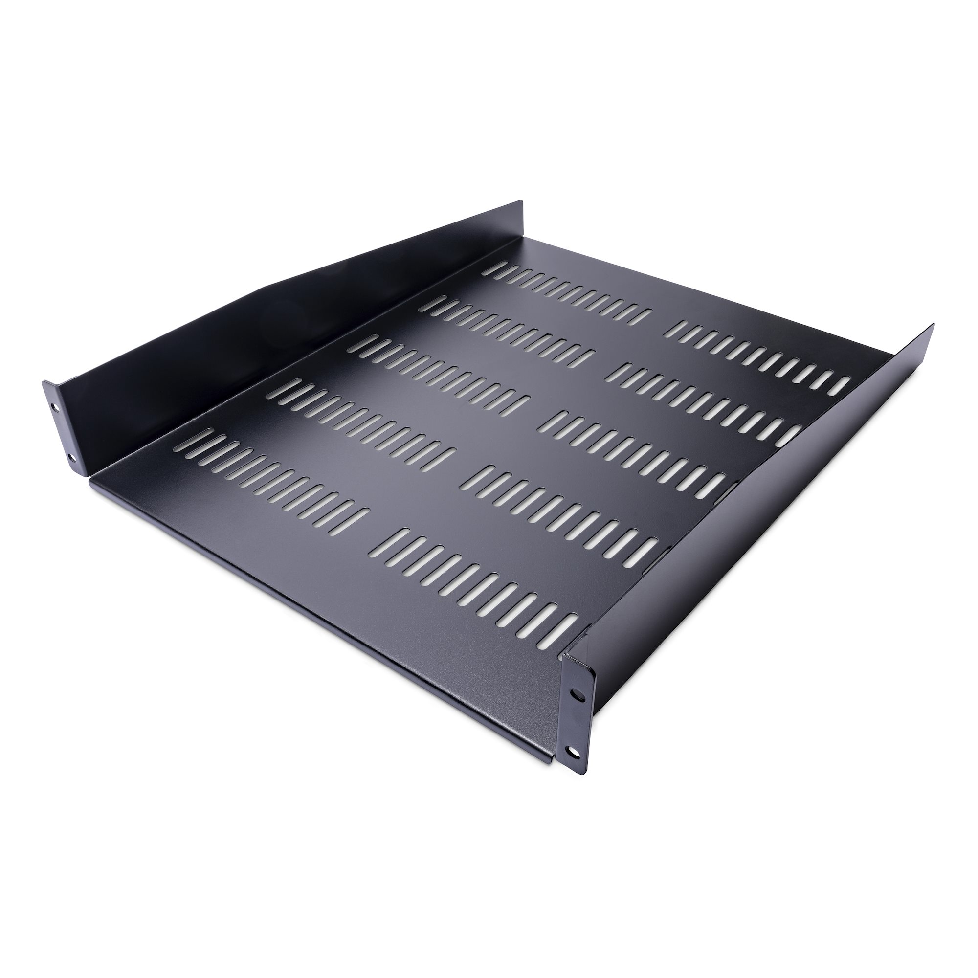 StarTech.com 1U 19in Vented Server Rack Cabinet Shelf - Fixed 10in Deep ...