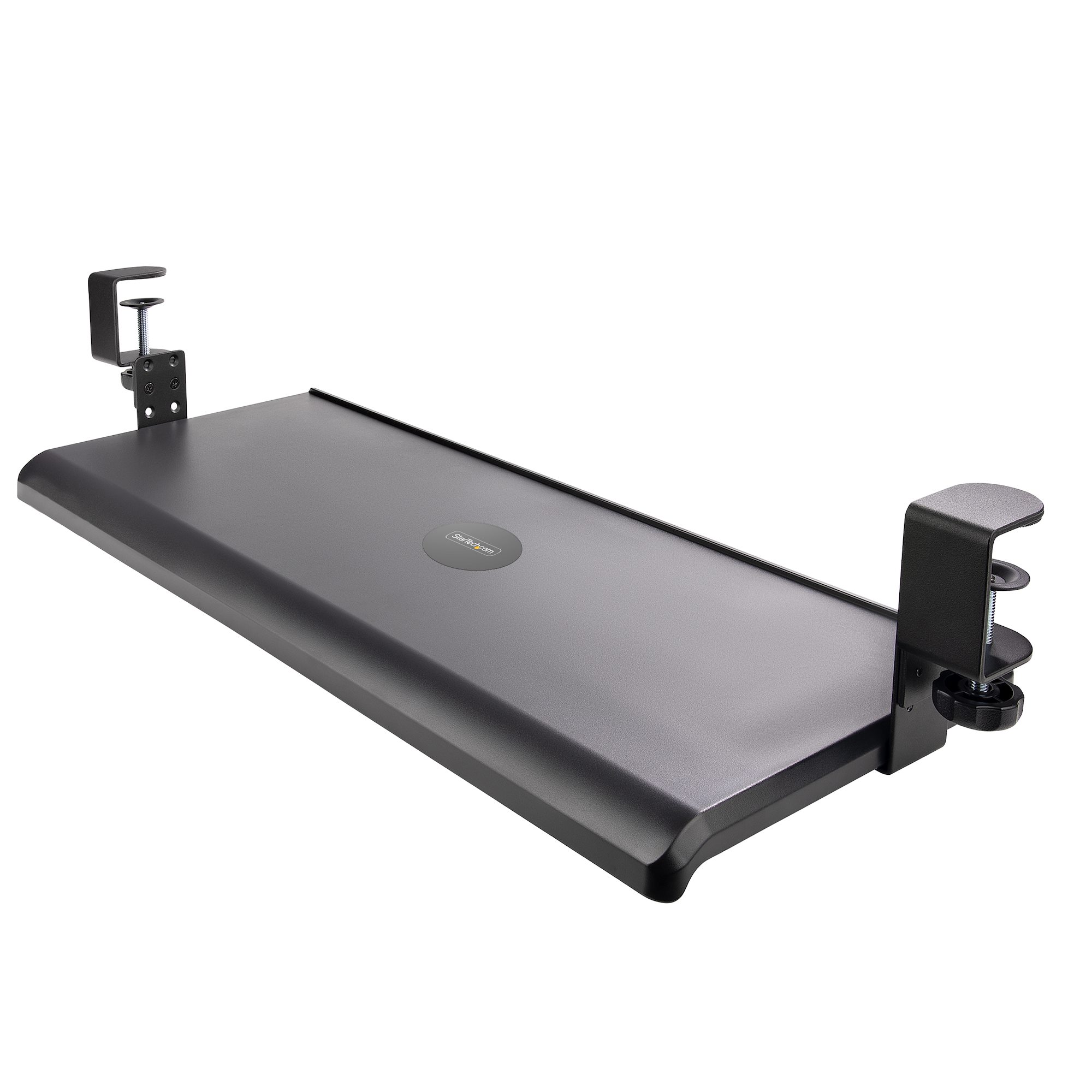 StarTech.com Under-Desk Keyboard Tray, Clamp-on Keyboard Holder, Up to ...