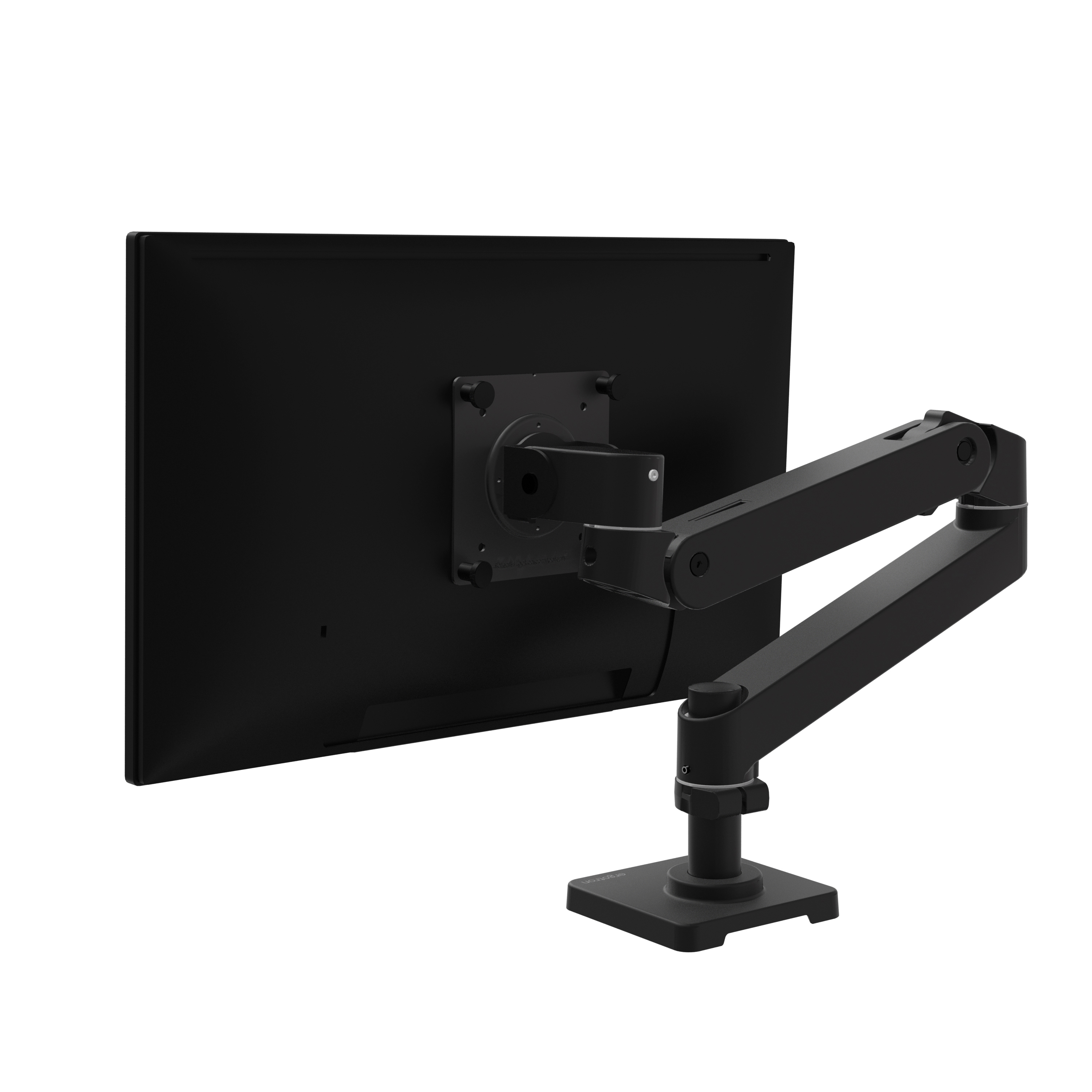 Ergotron LX Pro - desk mount single monitor arm - matte black