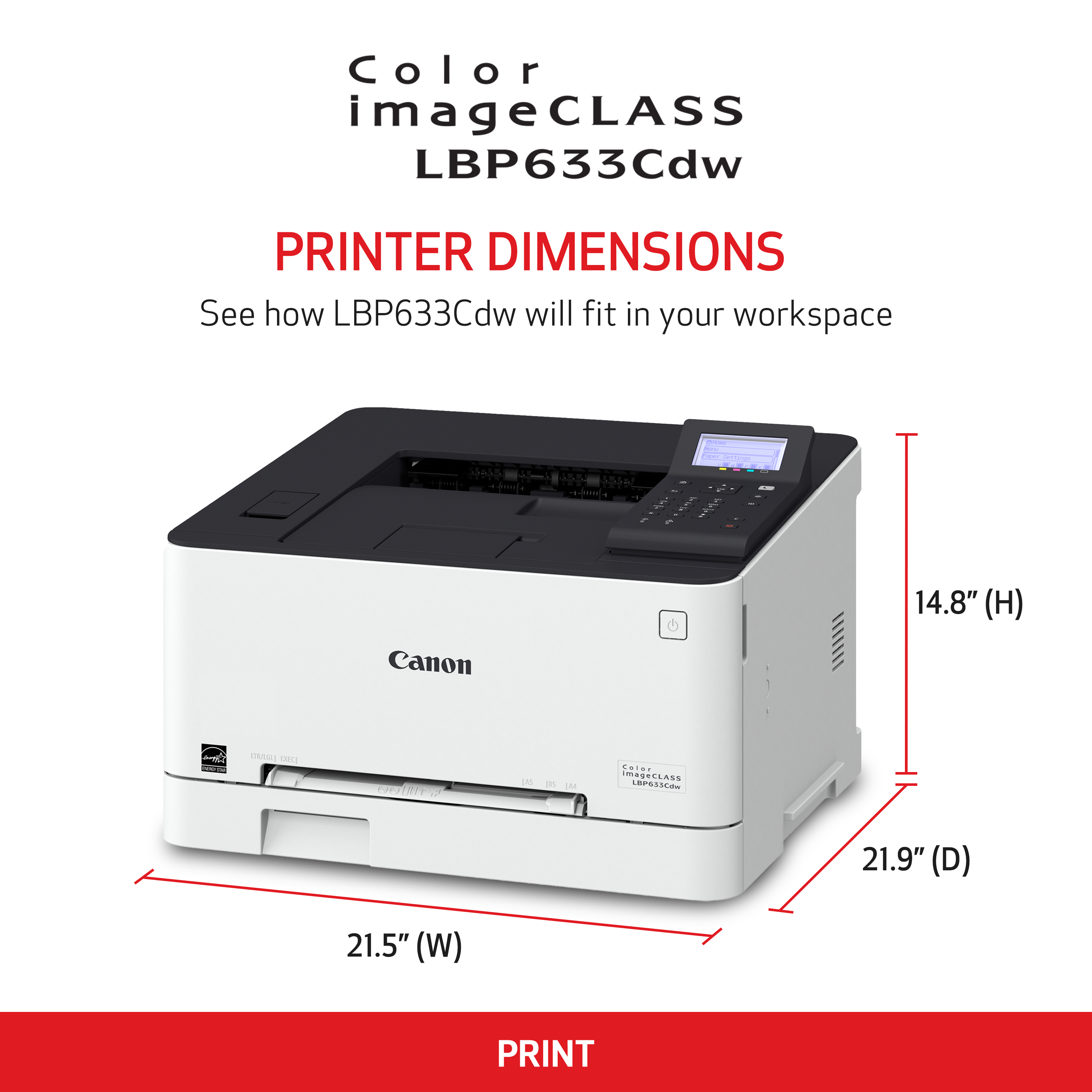 Canon imageCLASS LBP633Cdw - printer - color - laser