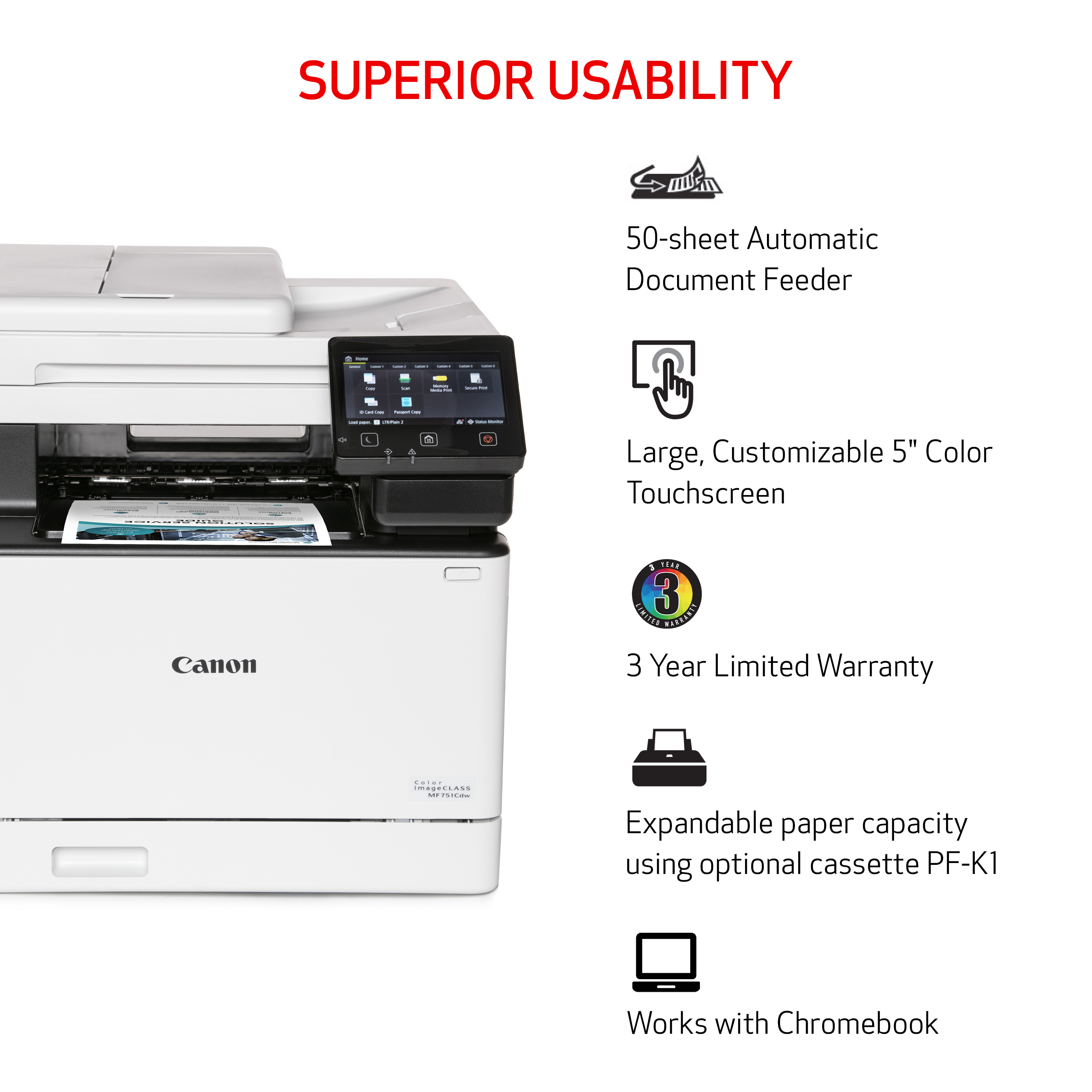 Canon Color imageCLASS MF751Cdw - multifunction printer - color
