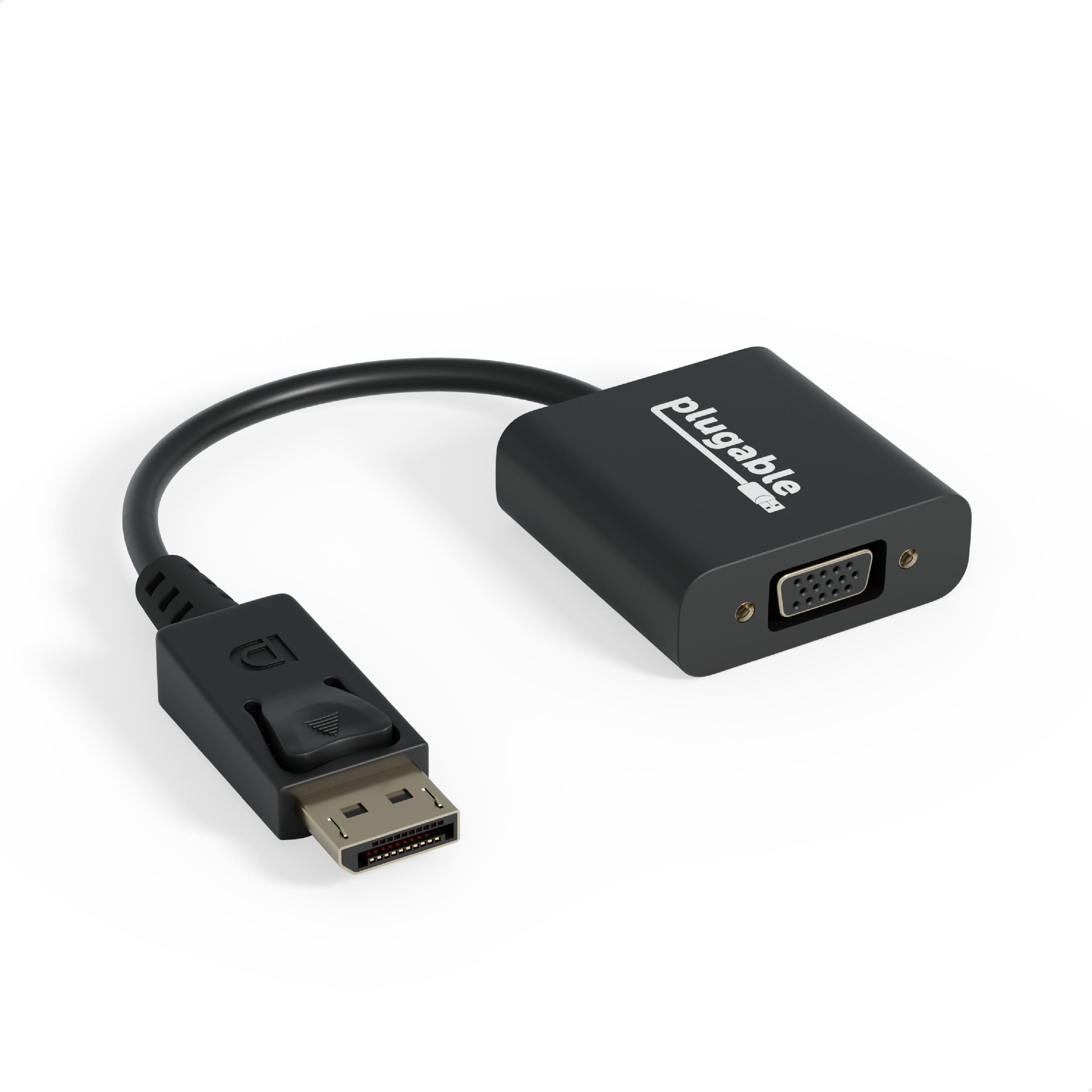 Plugable DisplayPort to VGA Adapter - Supports Windows and Linux, Active