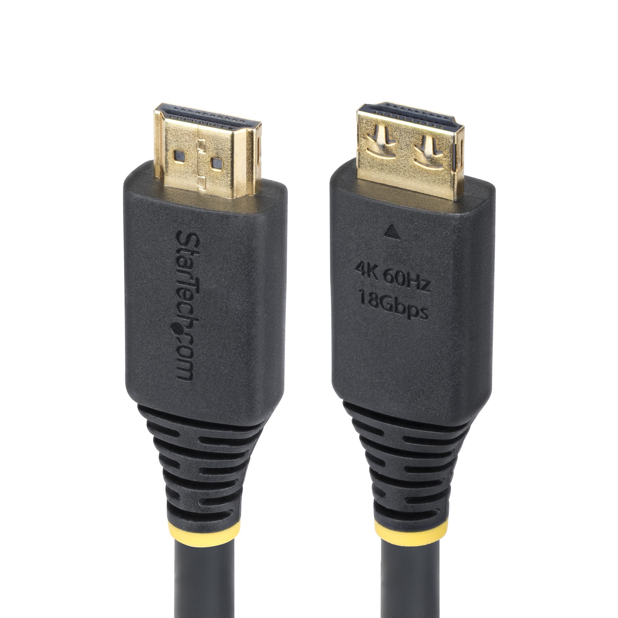 StarTech.com 15ft (4.5m) High Speed HDMI Cable w/Gripping Connectors - 4K 60Hz/1440p 144Hz ...
