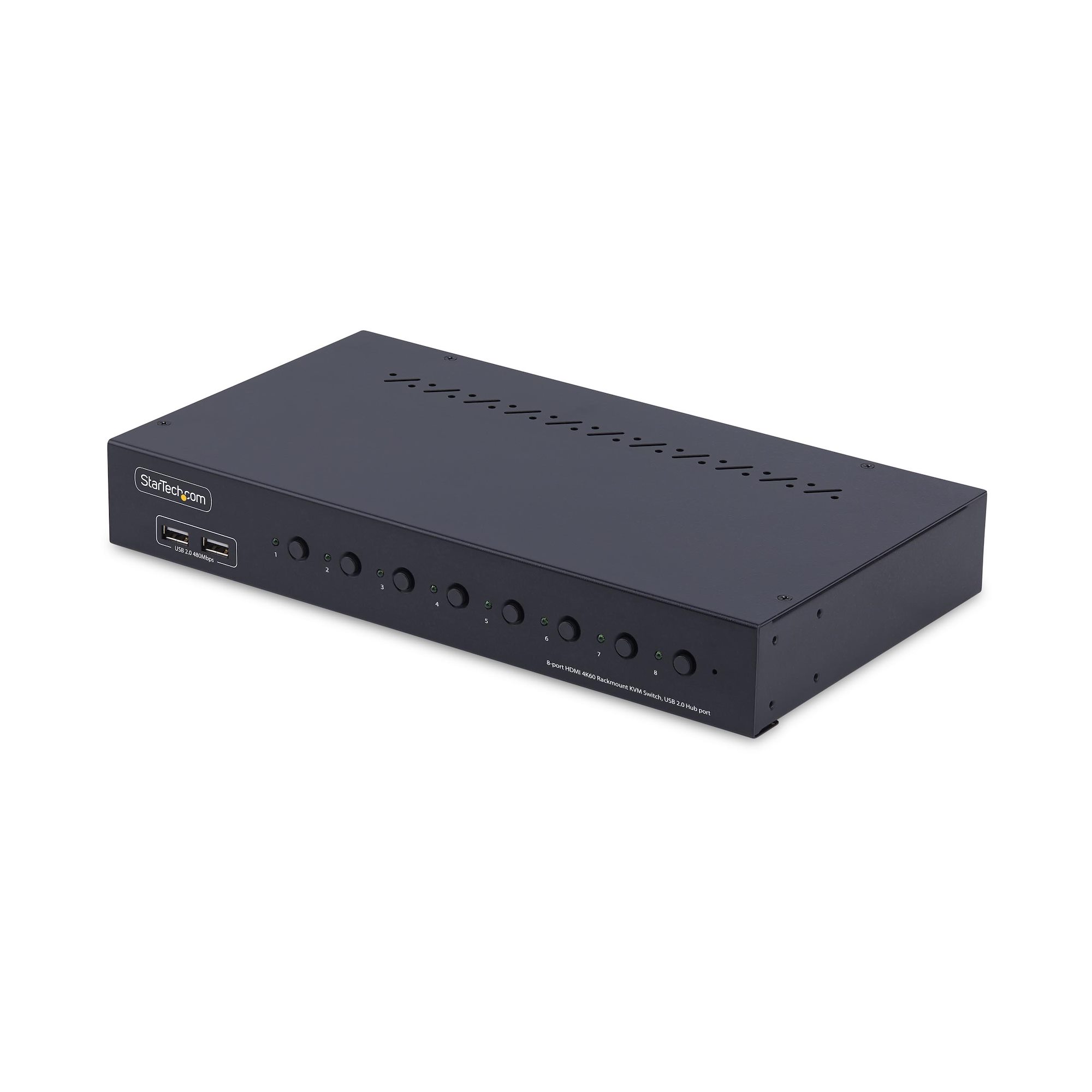 StarTech.com 8-Port HDMI KVM Switch with 1U Rack Mount Kit - 4K 60Hz ...