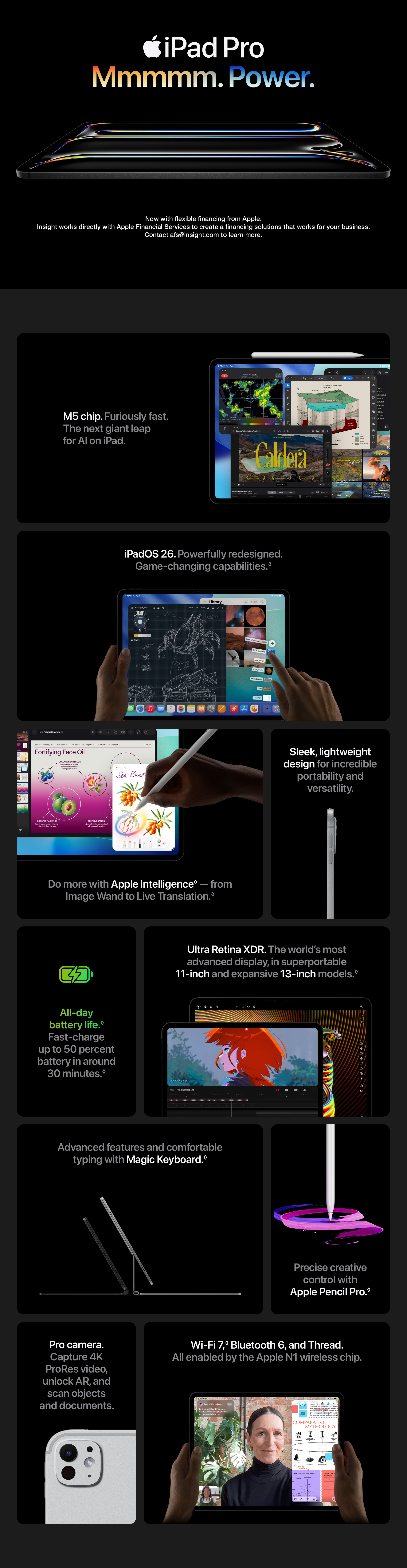 11-inch iPad Pro Wi-Fi + Cellular 256GB Standard Glass - Silver (M5)